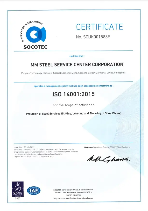 MM STEEL SERVICE CENTER CORPORATION – A Cut Above The Rest